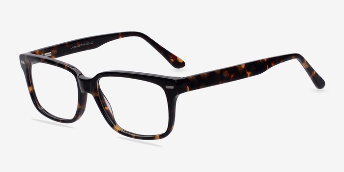 John | Tortoise Acetate Eyeglasses | EyeBuyDirect
