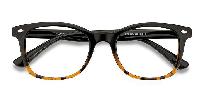Drama Black Brown Plastic Eyeglasses Eyebuydirect